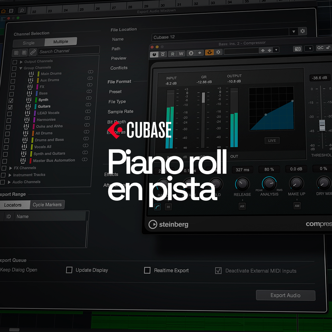 SONTIPS: Cubase - Piano roll en pista - Sontic
